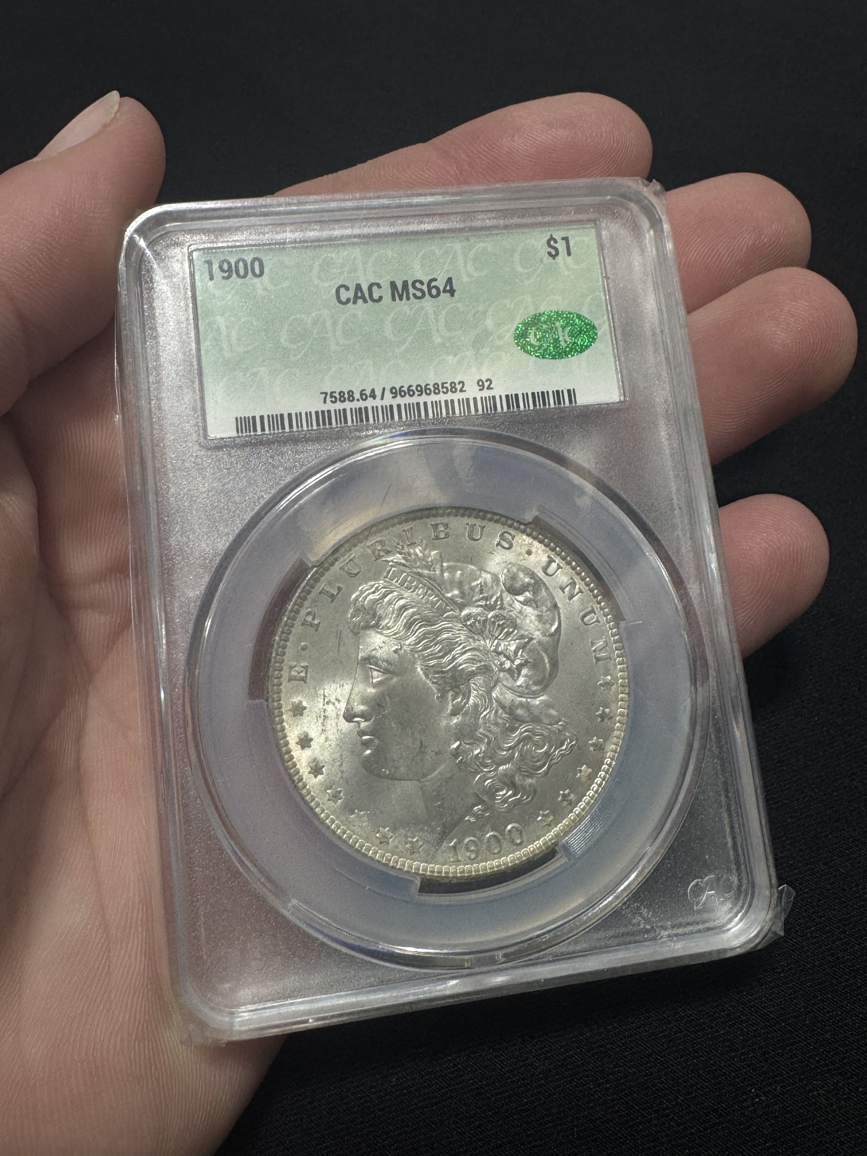 1900 CACG MS-64 Morgan Silver Dollar $1 Graded | PeerMetals