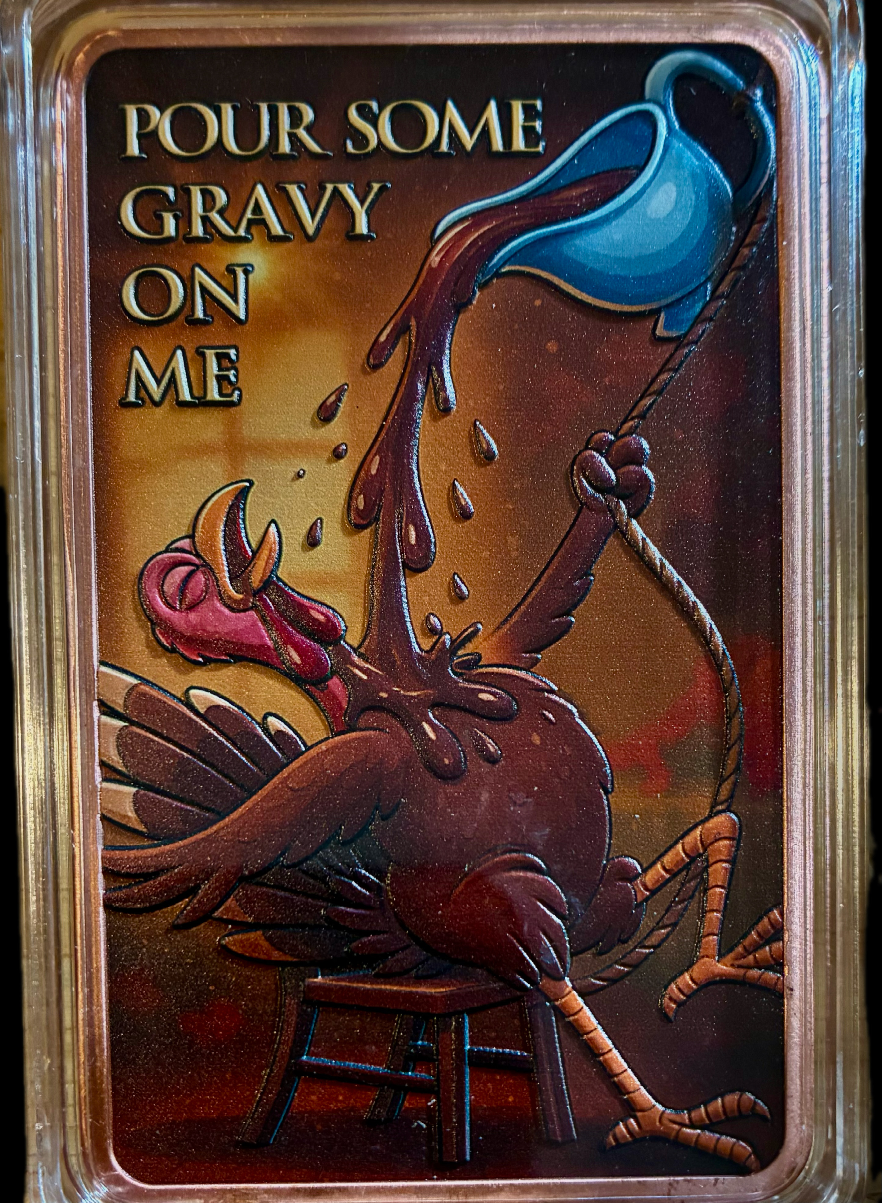 5oz Copper Thanksgiving Turkey | PeerMetals