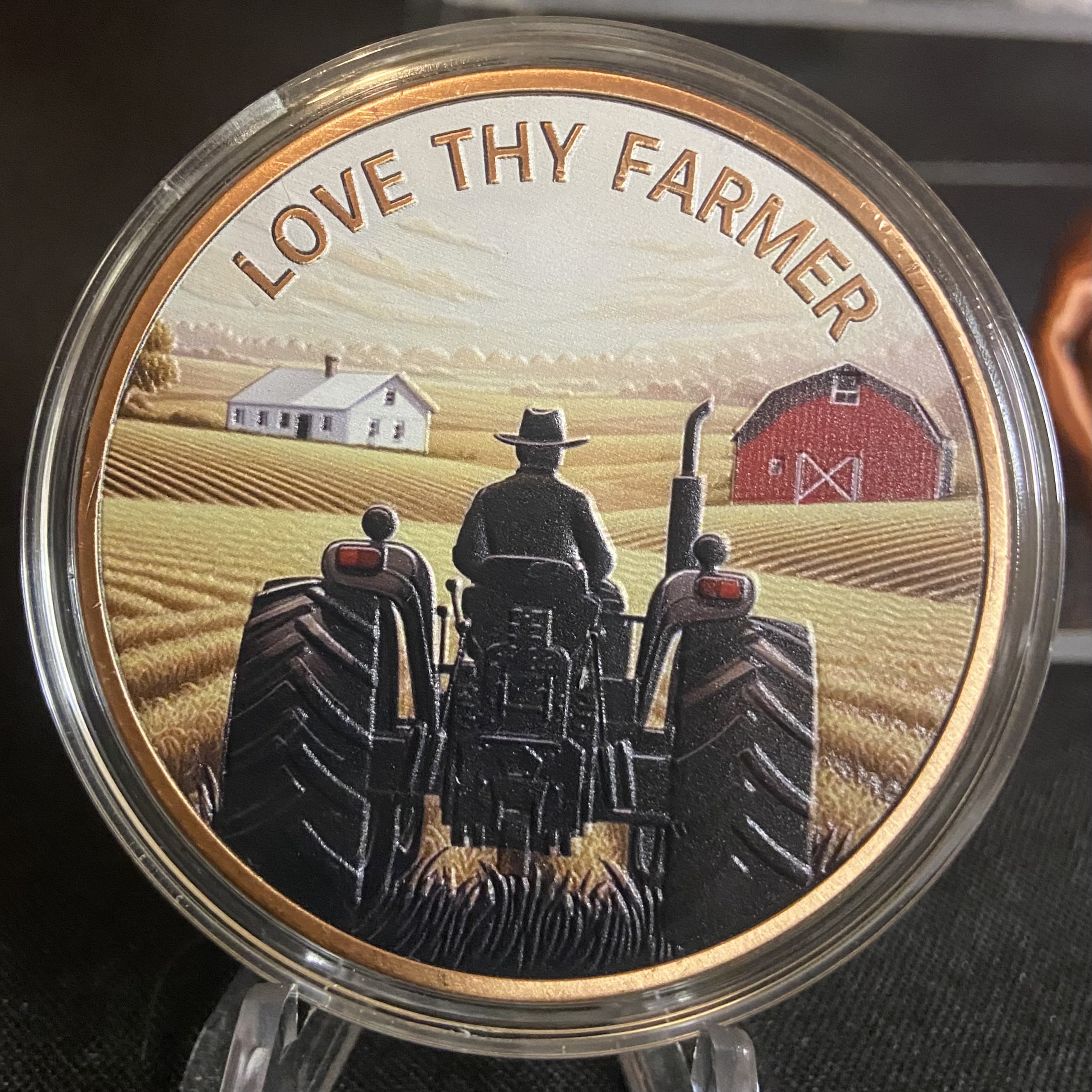5oz Copper Love Thy Farmer | PeerMetals