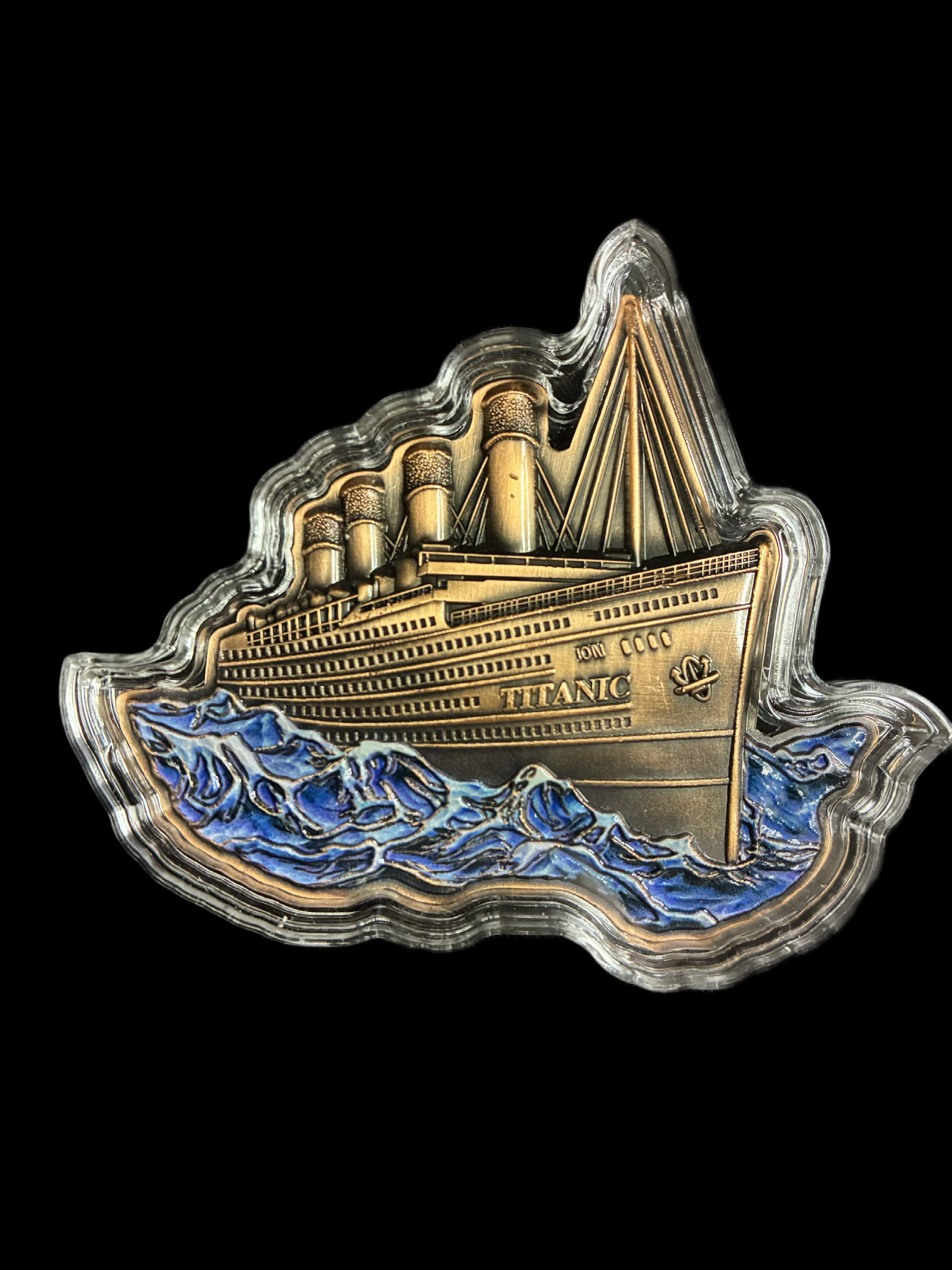 *SALE* 5oz Copper Titanic with Capsule | PeerMetals