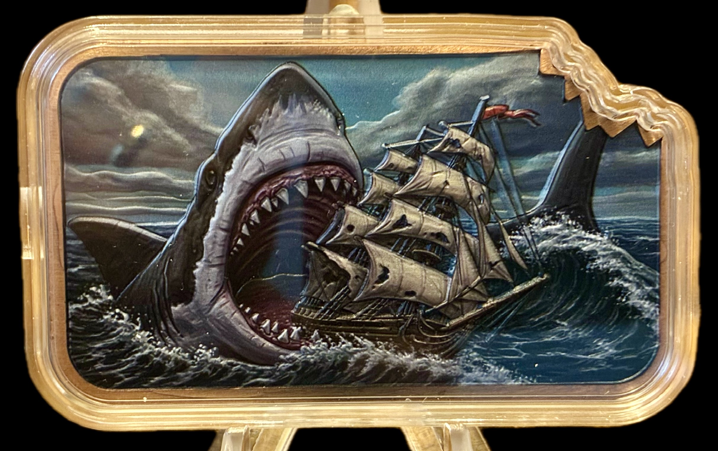 **NEW ITEM** 5 oz Copper Shark Bait Bar | PeerMetals