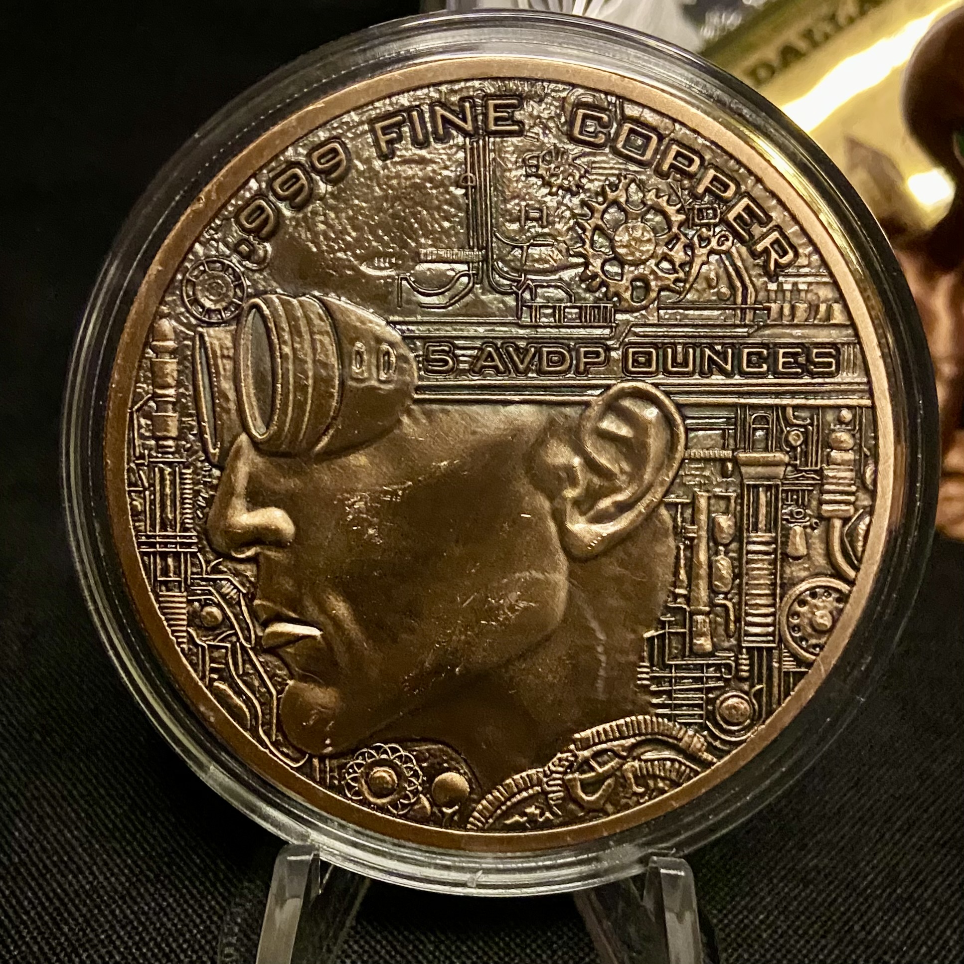 5oz Antiqued Copper Steampunk | PeerMetals
