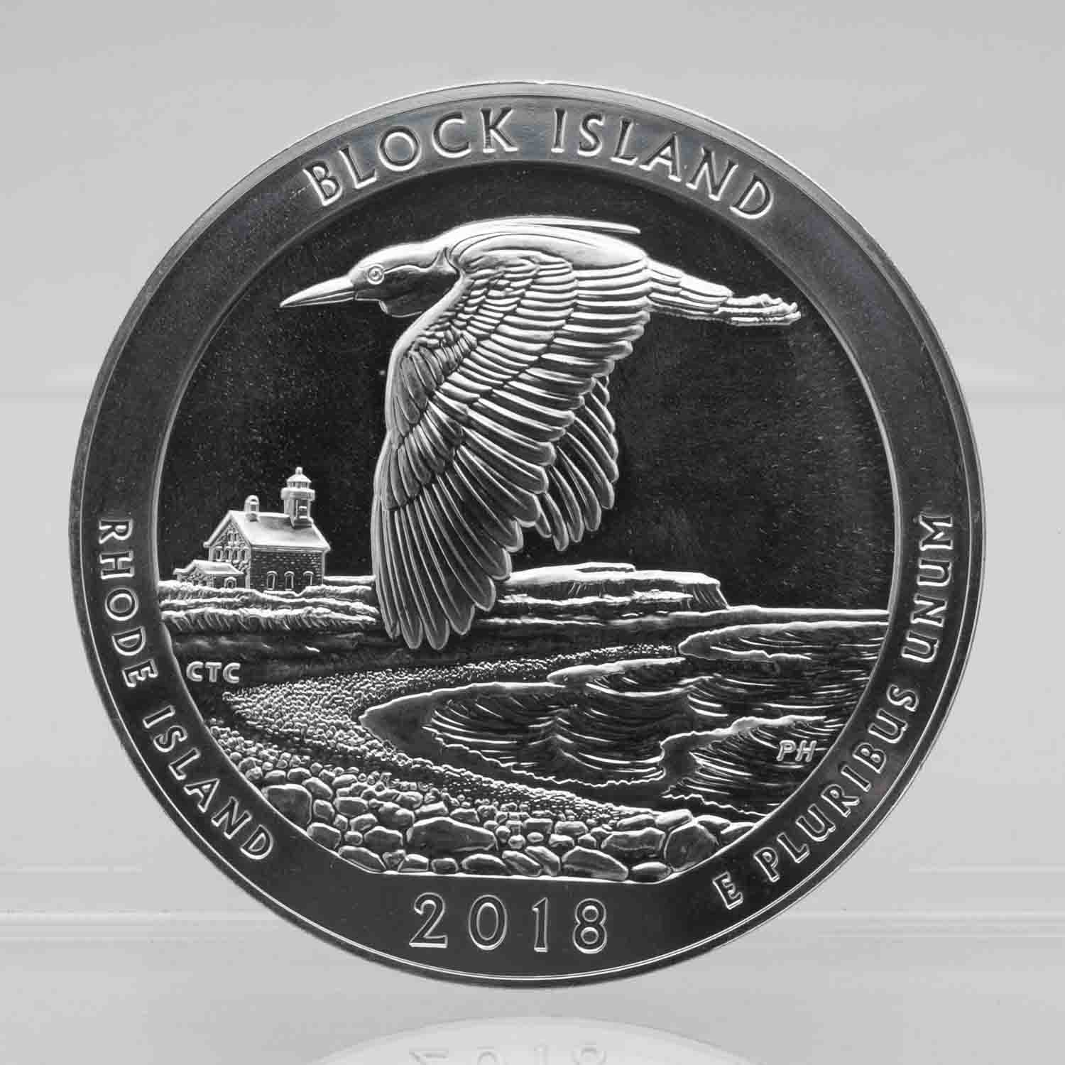 America The Beautiful Block Island 5oz Silver Coin | PeerMetals
