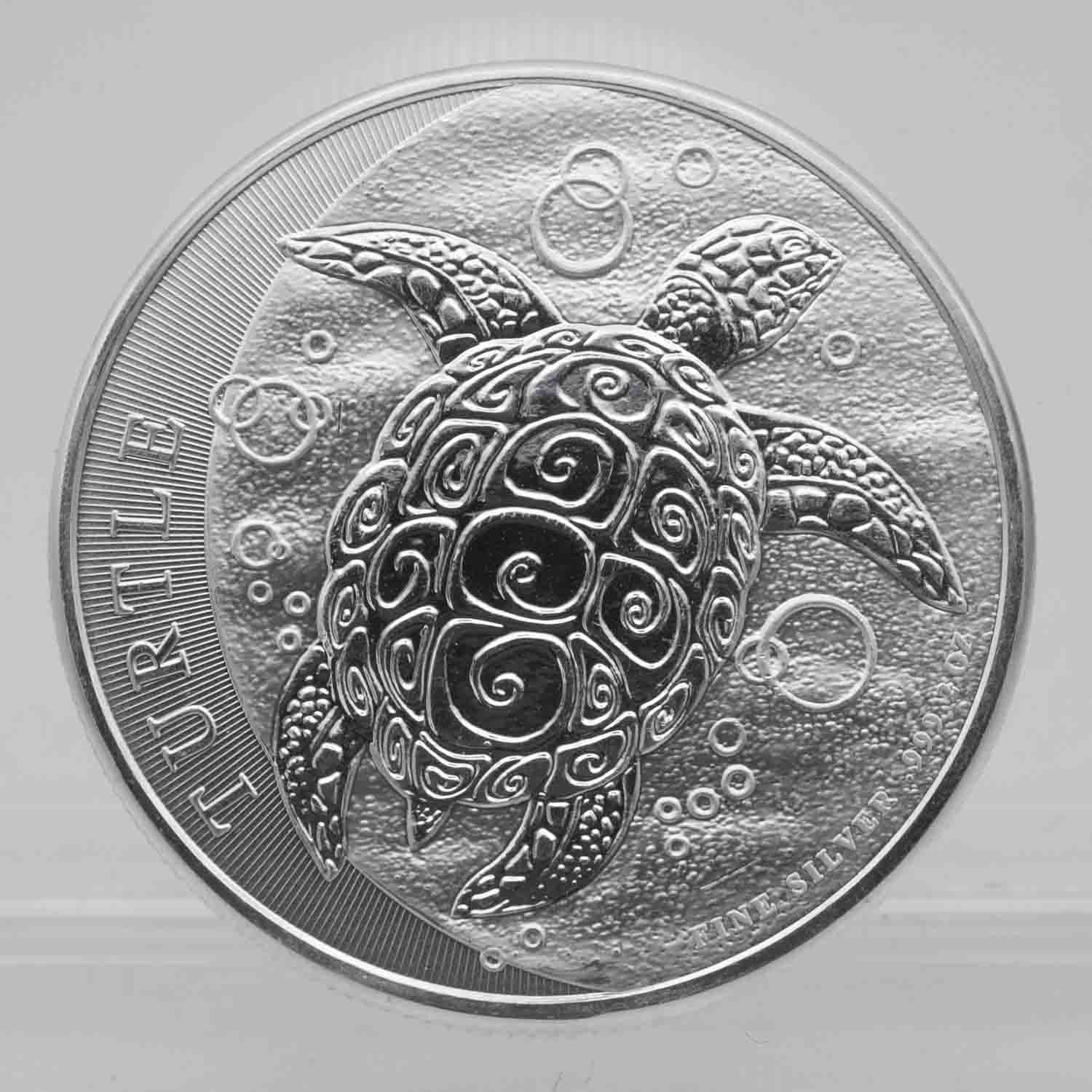 2015 Niue Turtle 2oz Fine Silver Coin | PeerMetals