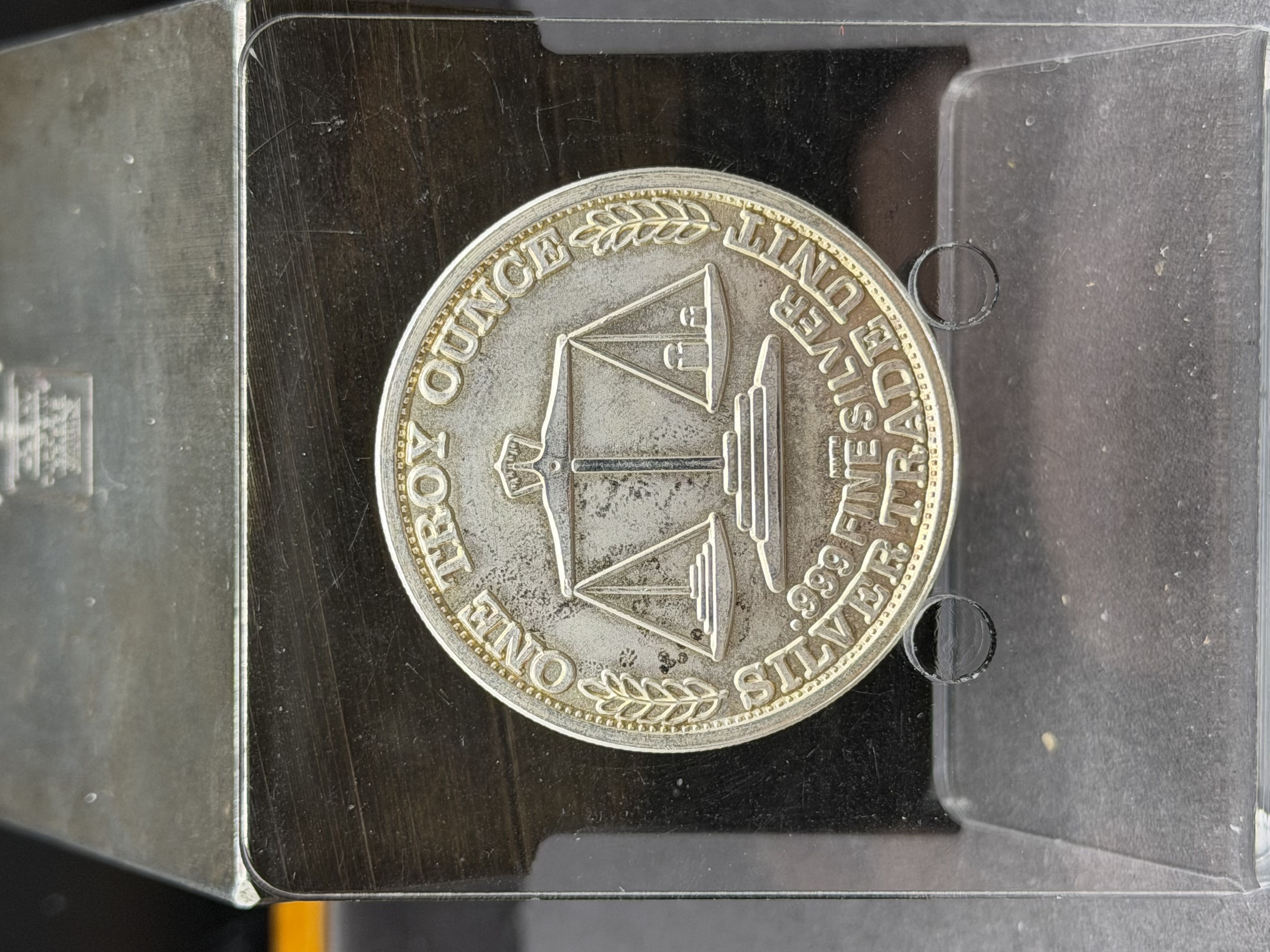 Below Spot: Silver Trade Unit 1oz Silver Round | PeerMetals