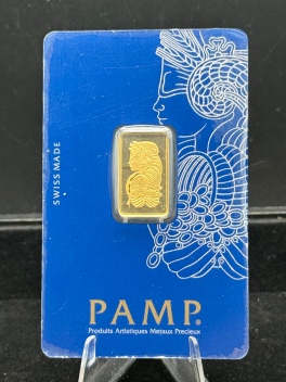 Pamp 5gm Gold Bar in Assay | PeerMetals