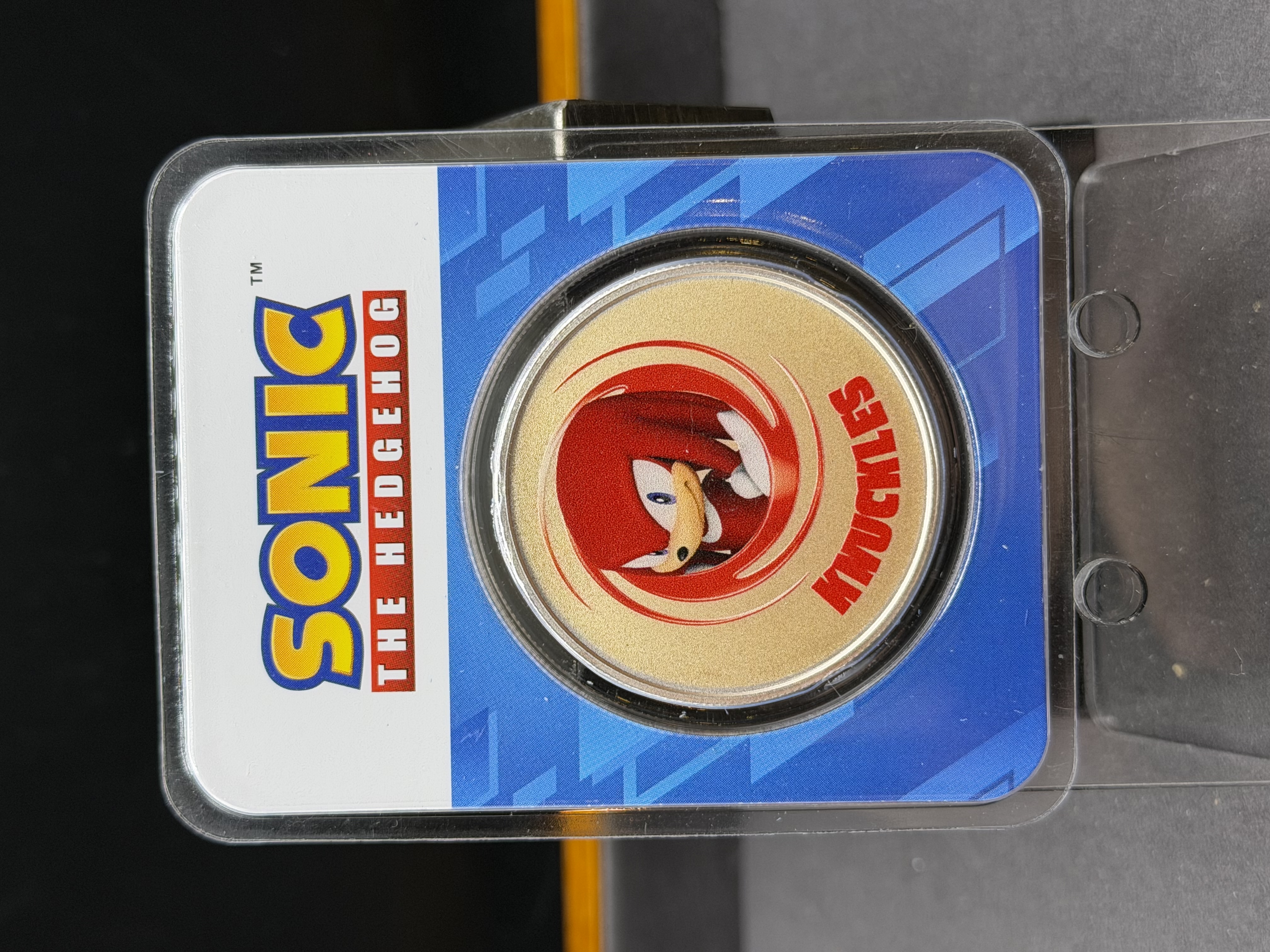 Knuckles Colorized (with TEP) Sonic 1oz | PeerMetals